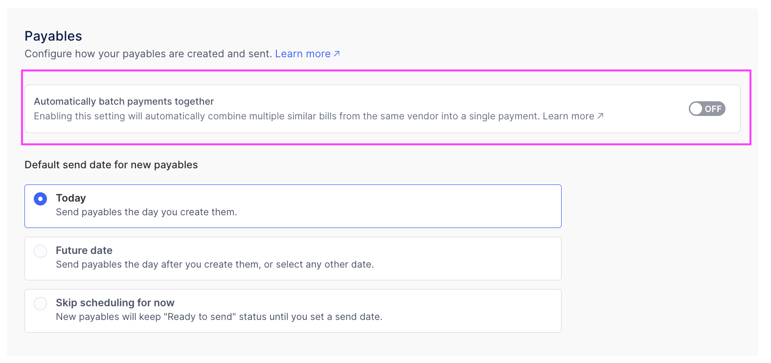 Enabling automatic batch payments – Routable